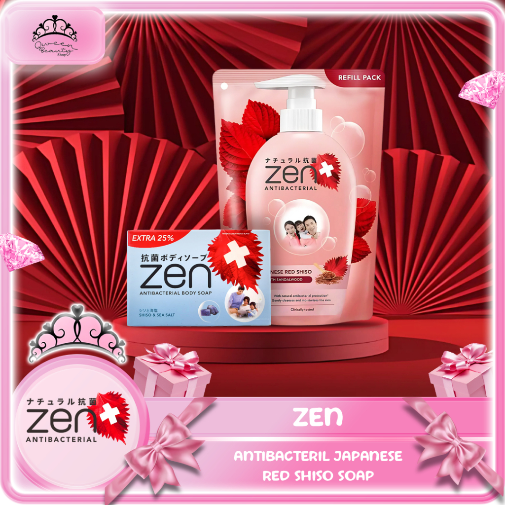 Jual ZEN ANTIBACTERIL JAPANESE RED SHISO SOAP | Shopee Indonesia