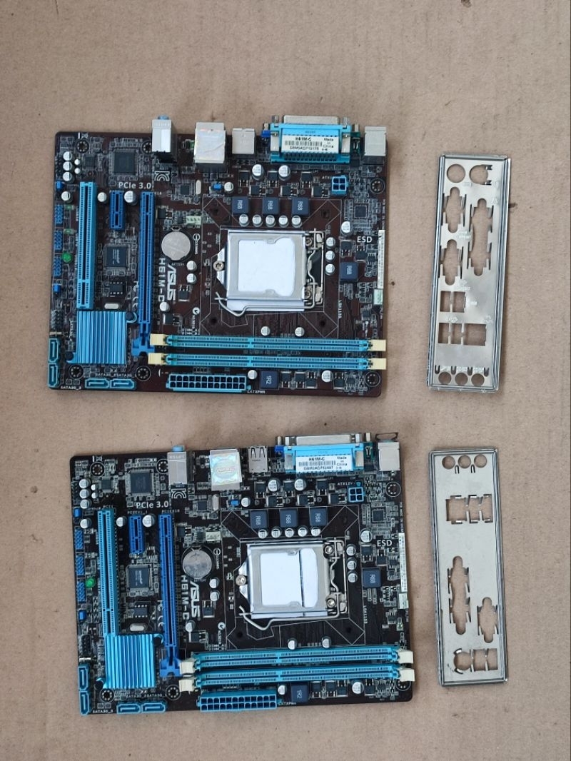Jual motherboard mainboard asus H61 soket 1155 | Shopee Indonesia