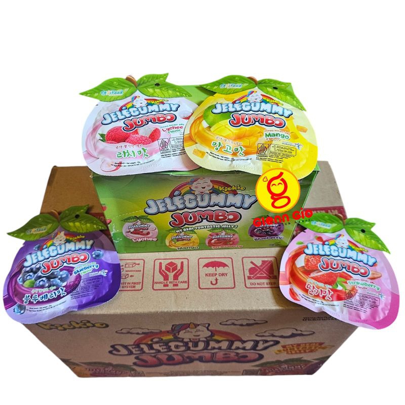 Jual Jelly Jeli Jelegummy Jumbo Kjokio box isi 24 pcs | Shopee Indonesia