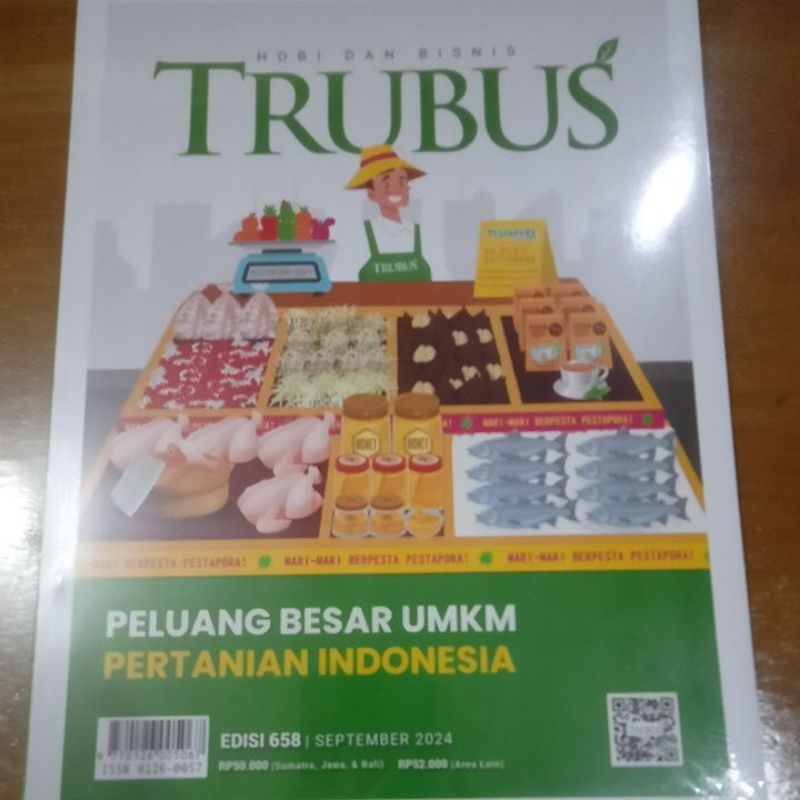 Jual majalah Trubus edisi 658 September 2024 peluang besar UMKM ...