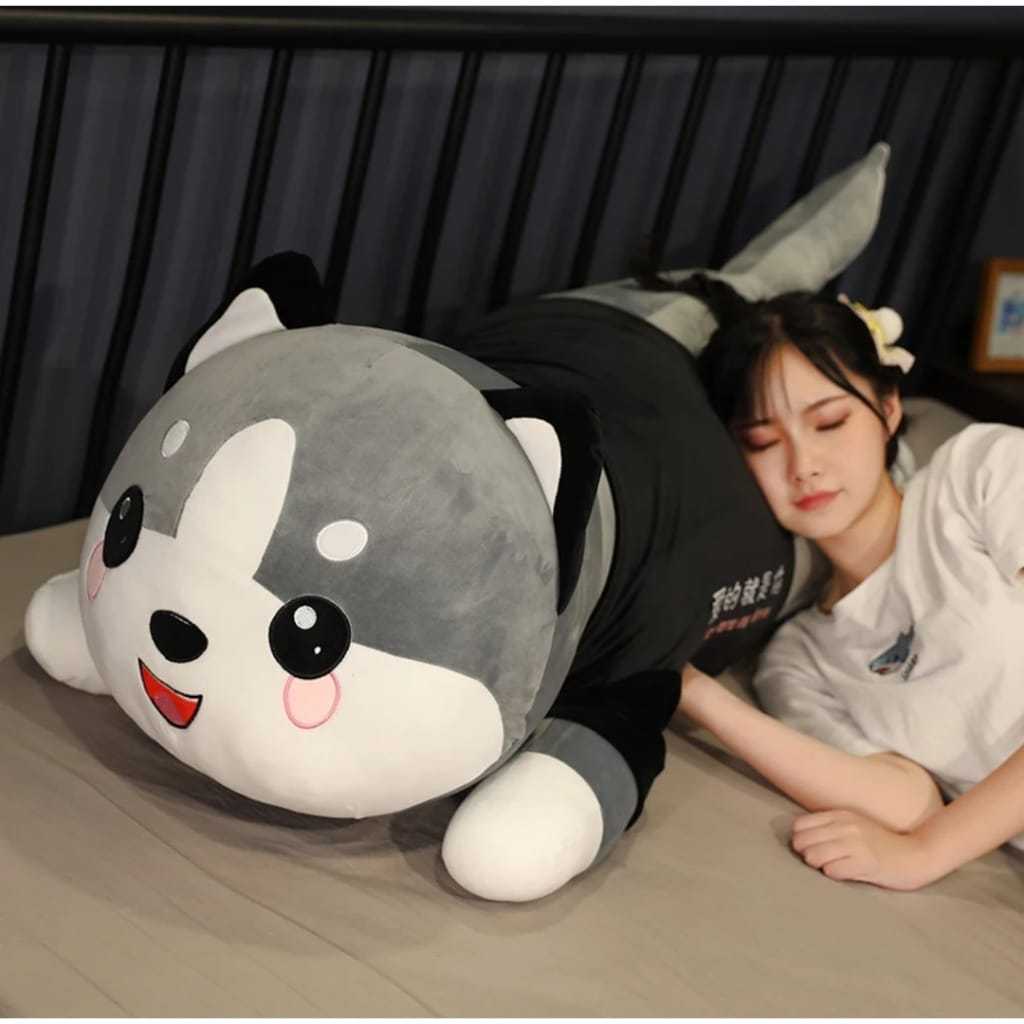 Jual Bantal Guling Kucing Lying JUMBO 100cm Boneka Kucing Jumbo Bahan ...