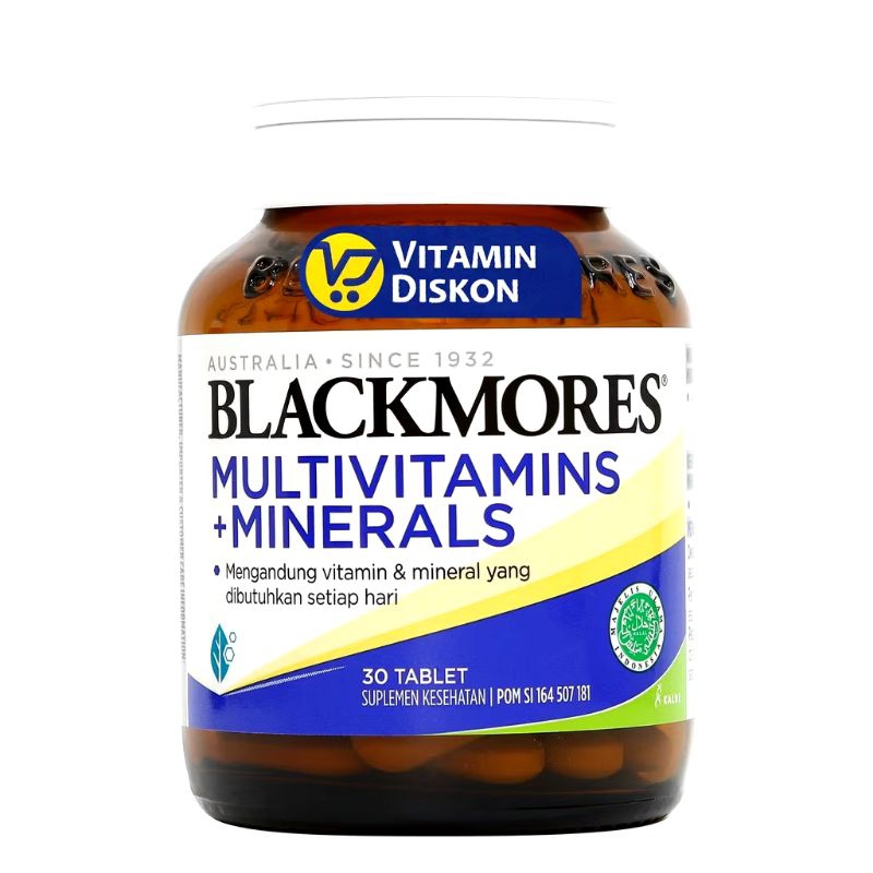 Jual Blackmores Multivitamin + Mineral isi 60 Tablet/Daya Tahan Tubuh/Suplemen/Imunitas | Shopee ...