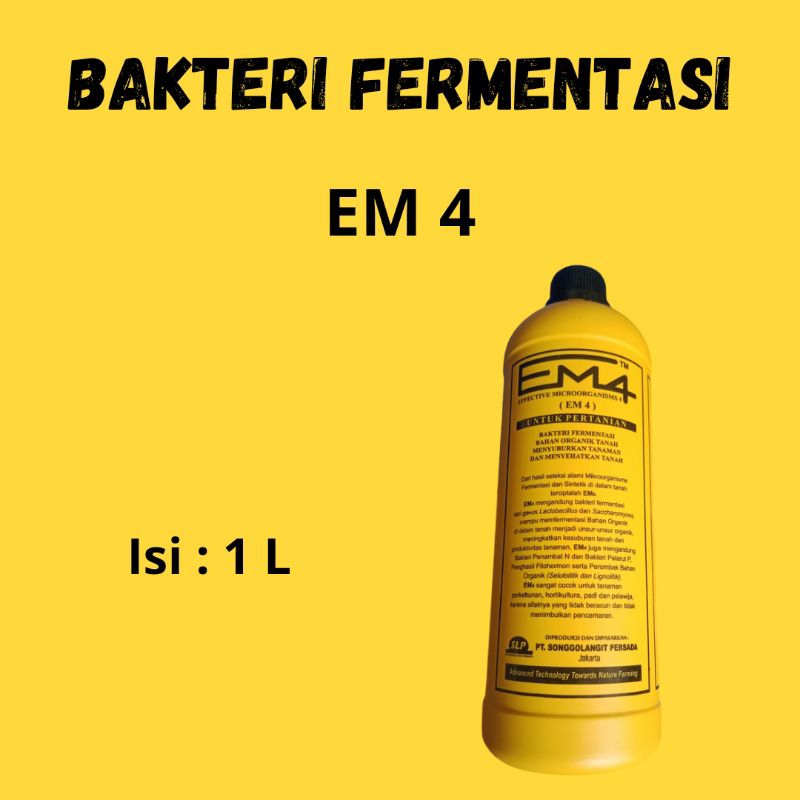 Jual Bakteri fermentasi EM4 1 Liter | Shopee Indonesia