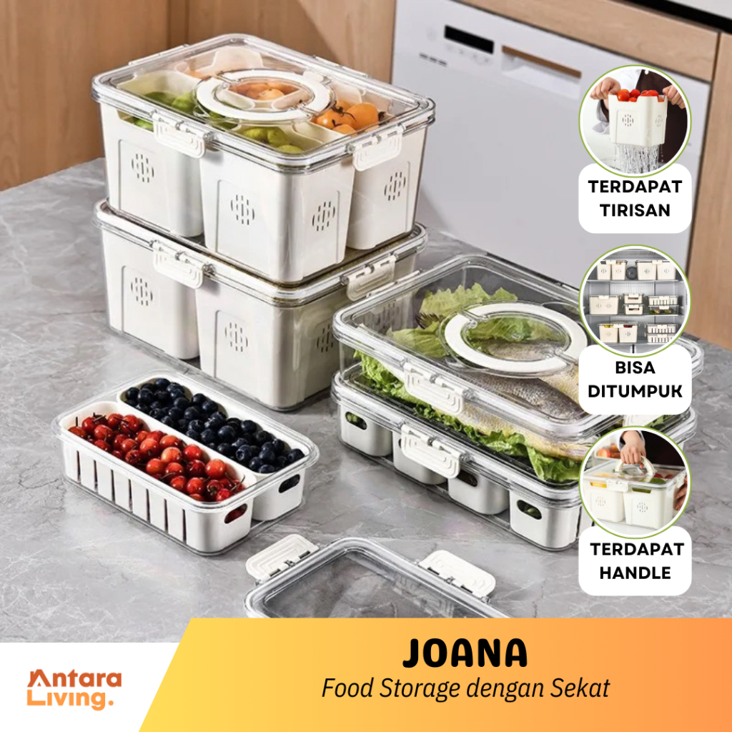 Jual JOANA - Kotak Makanan Buah Snack Tempat Serbaguna Portable Dried ...
