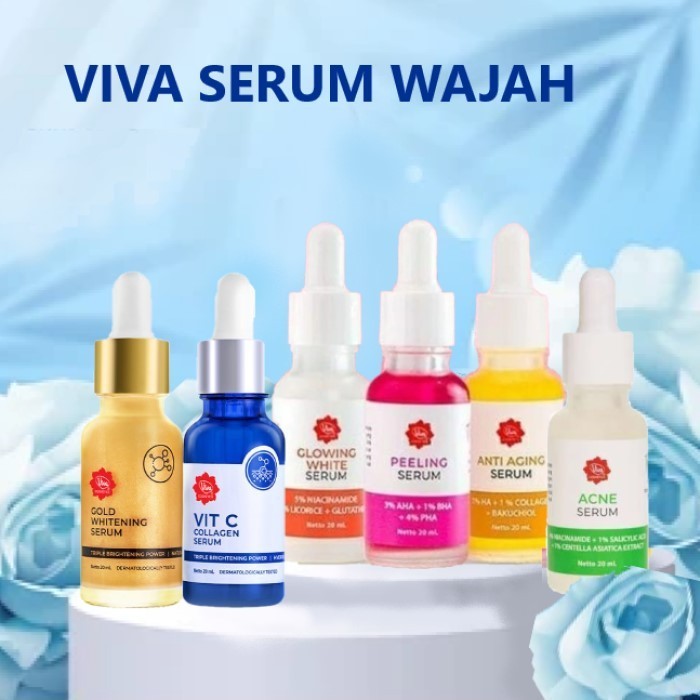 Jual Viva Face Serum - Peeling Serum - Glowing White Serum - Anti Aging ...
