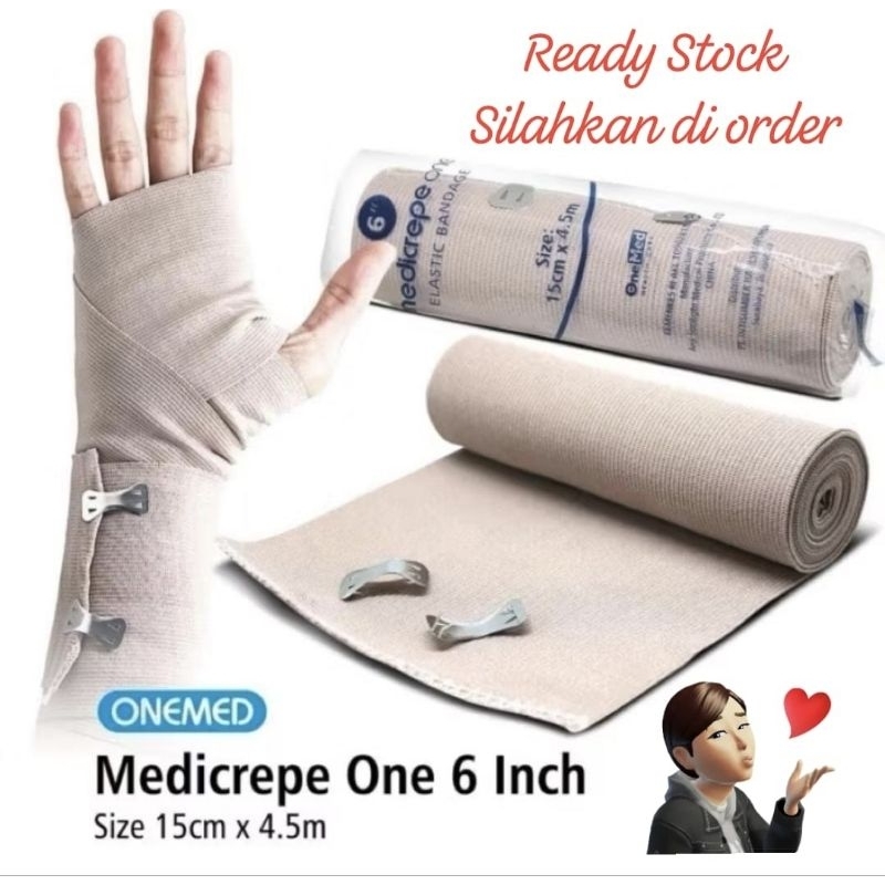 Jual TM Medicrepe Perban Elastis 6 inch/ 4 inch/ 3 inch | Shopee Indonesia