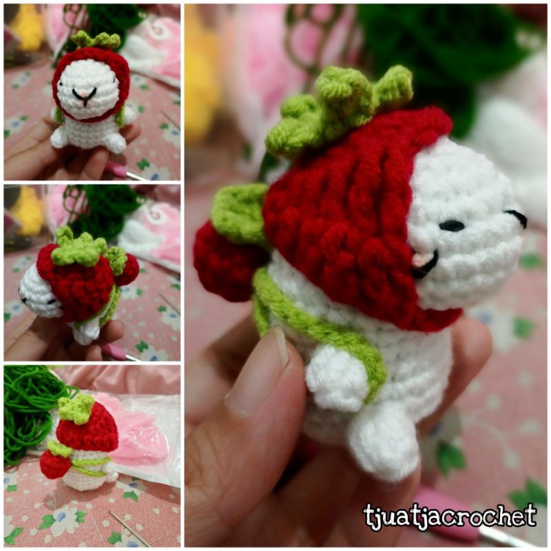 Jual Boneka Rajut Capybara with Bag | Gantungan Tas / Kunci Amigurumi ...