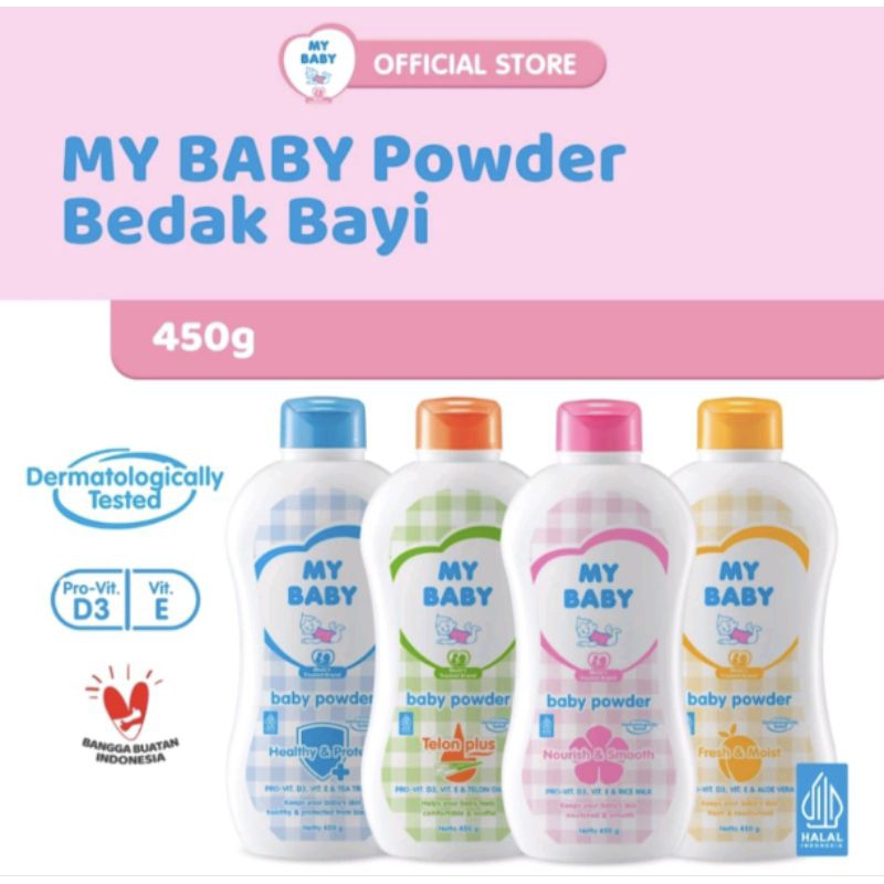 Jual My Baby Powder 450gr & 325gr/Bedak My Baby 450gr & 325gr | Shopee ...