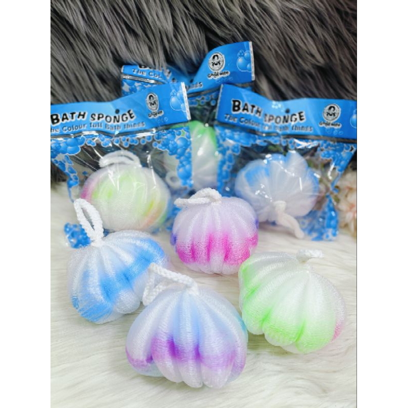 Jual SPON MANDI SHOWER PUFF LEMBUT WARNA WARNI | Shopee Indonesia