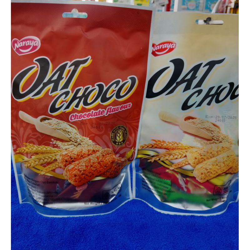 Jual Naraya OAT CHOCO chocolate flavour|oat rasa orginal 90g | Shopee Indonesia