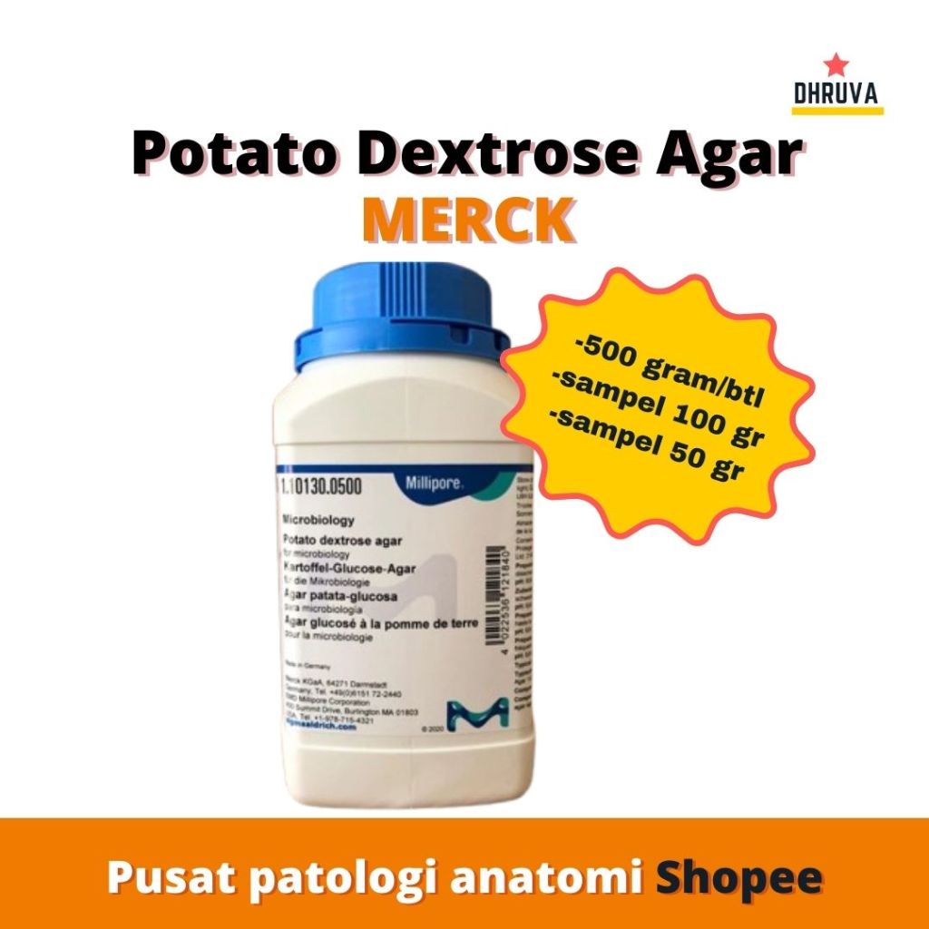 Jual Potato Dextrose Agar Merck 500 gram Microbiology Agar No Katalog 1 ...