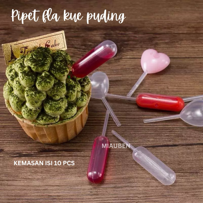 Jual ok Pipet fla isi 10pcs pipet saus pipet tetes kue 4ml | Shopee ...