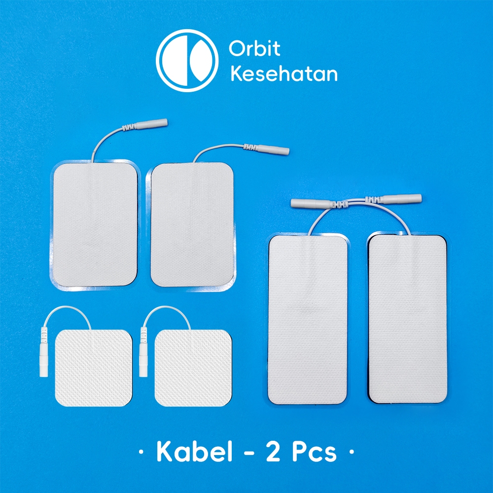 Jual 2pcs Putih Tens Electrode Pad Stimulator Pijat Elektrik healthy ...