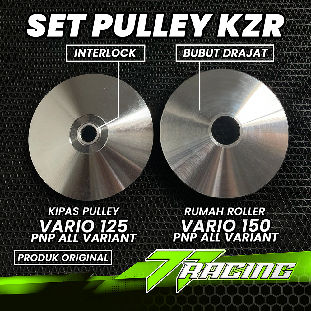Jual Rumah Roller Vario Pulley Vario Custom 1 Set Bubut + Kerok Jalur ...