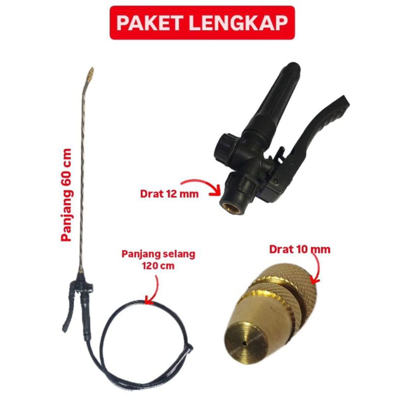 Jual Paket lengkap alat sprayer selang,Handle,stik dan Nozzel cocok ...