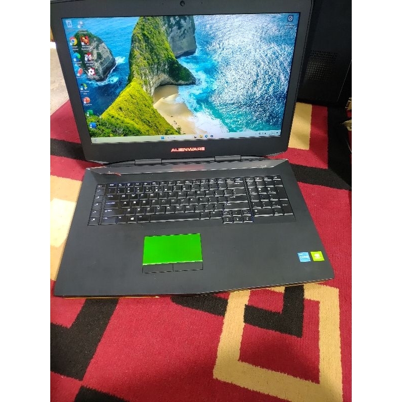 Jual LAPTOP DELL ALIENWARE 18 i7 DUAL VGA NVIDIA 16GB VRAM RARE ...
