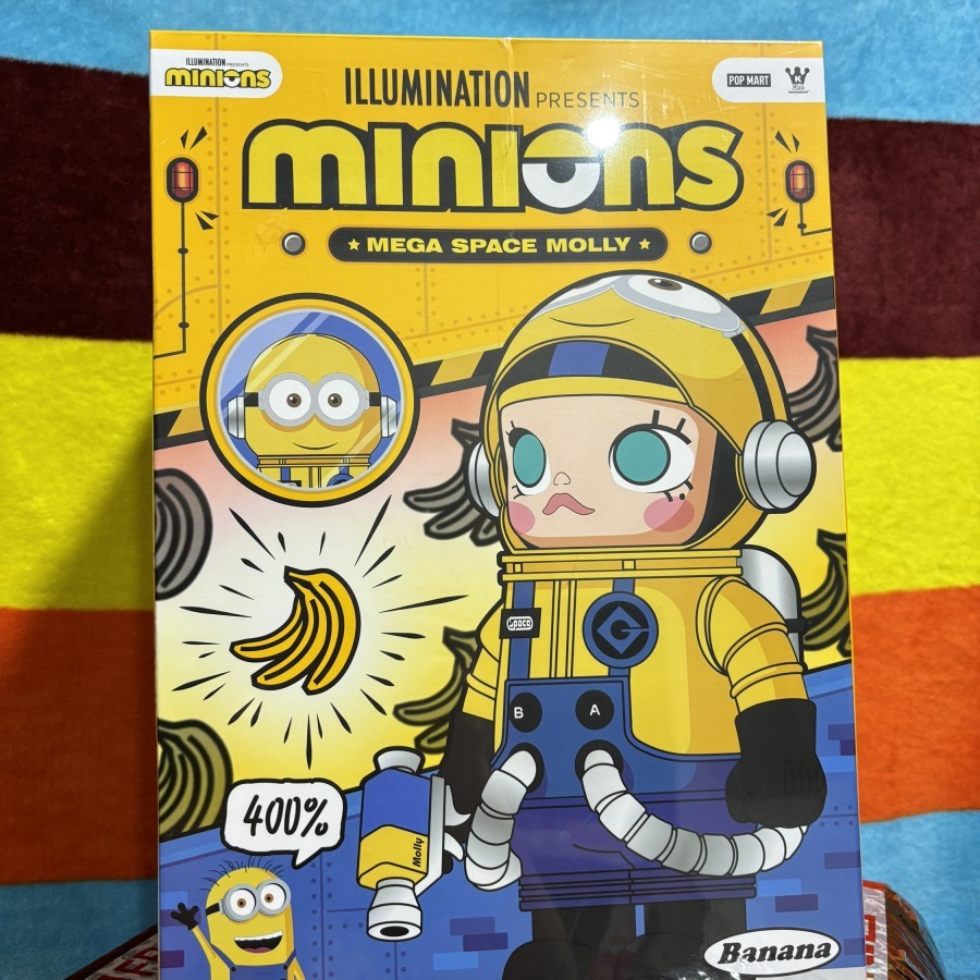 Jual POP MART MEGA SPACE MOLLY 400% MINIONS | Shopee Indonesia