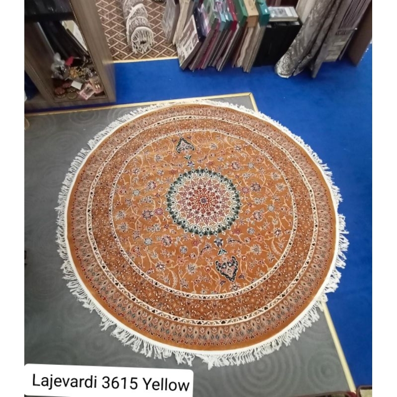 Jual Permadani Bulat Solomon LAJEVARDI ukuran 150cmx150cm ( Karpet ...