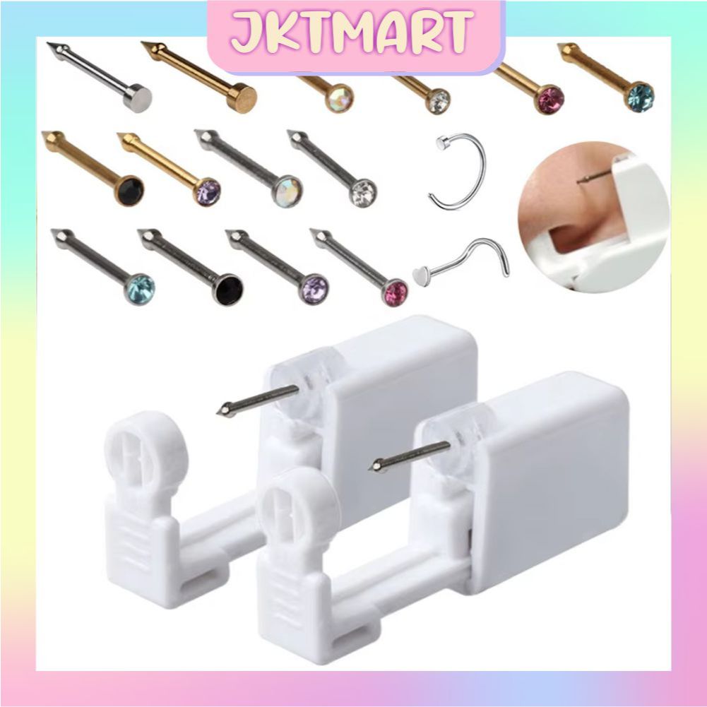 Jual ⭐ JKTMART ⭐ 1 PCS Alat Tindik Anting Sekali Pakai / Alat Pasang ...
