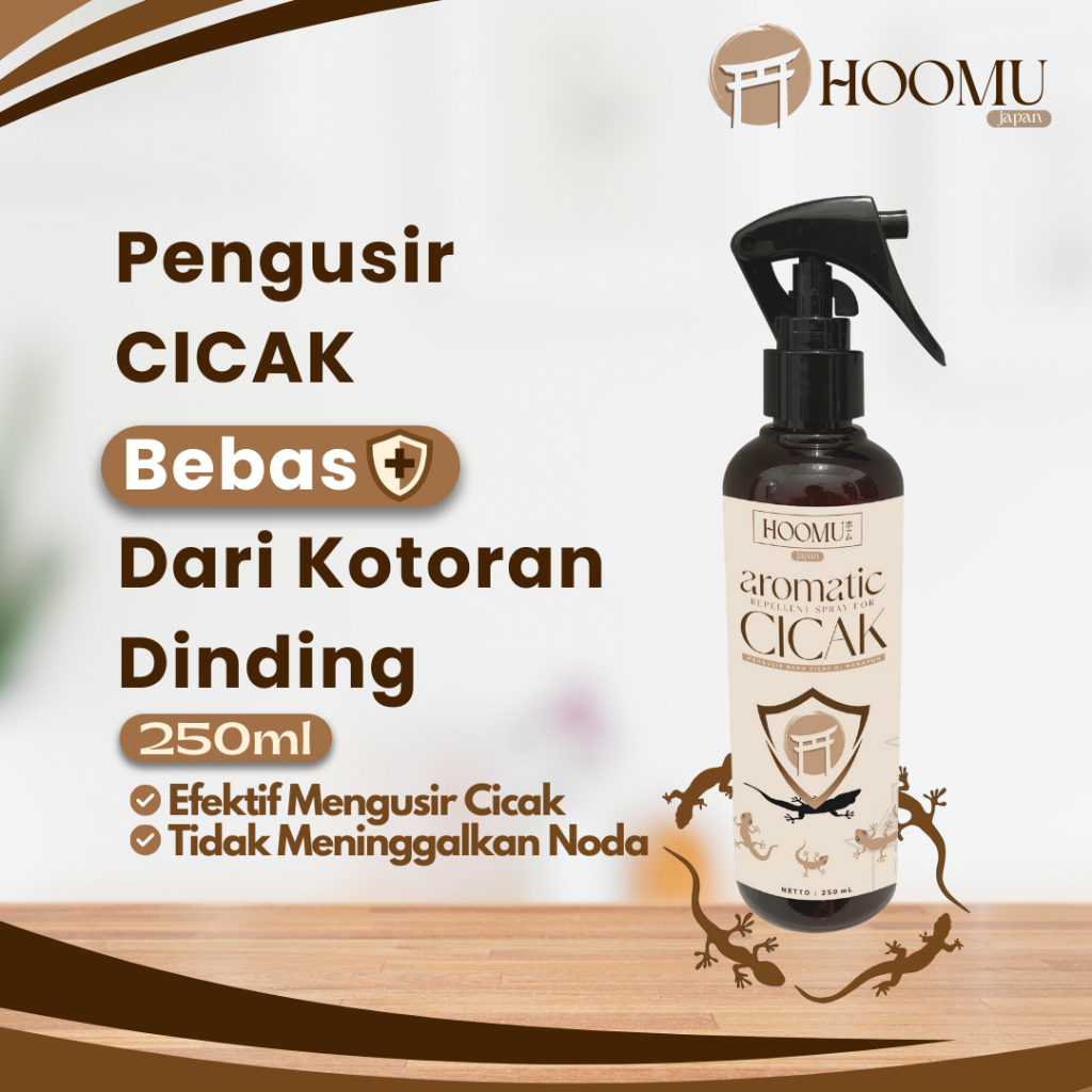 Jual HOOMU Repelent Spray for Cicak Semprotan Pengusir Cicak dan Hama ...