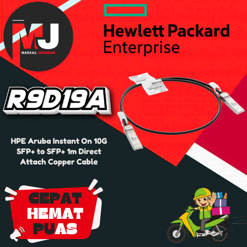 Jual HPE Aruba R9D19A Networking Instant On 10G SFP+ to SFP+ 1m Direct ...