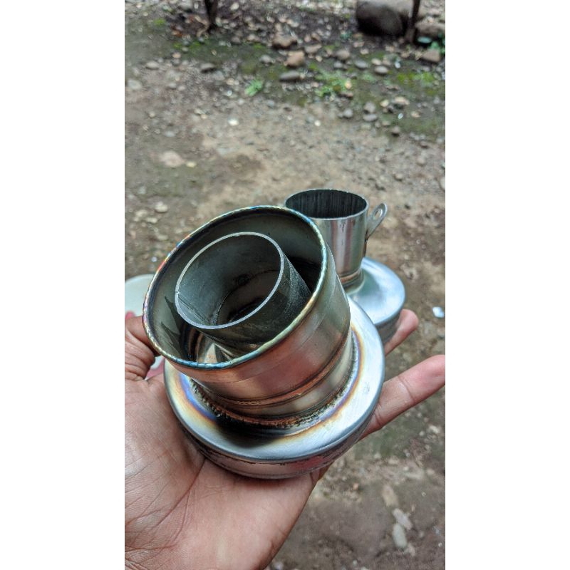 Jual Tutup knalpot Bahan Stainless inlet 38 untuk ukuran tabung knalpot ...