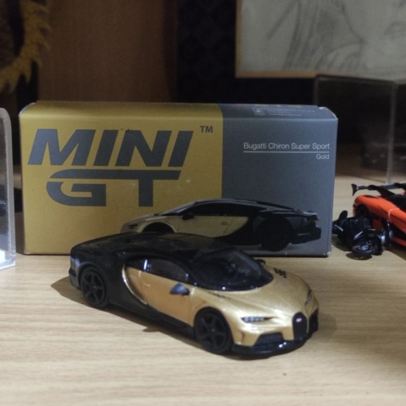 Jual mini gt Bugatti chiron gold | Shopee Indonesia