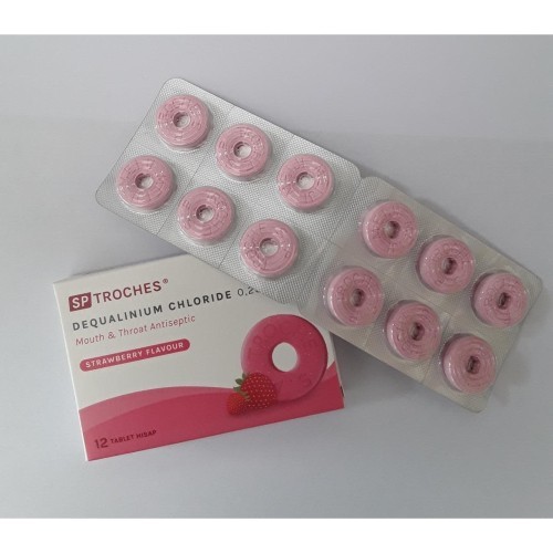 Jual Tablet Hisap SP Troches Meiji (rasa strawberry) - Atasi Gangguan ...