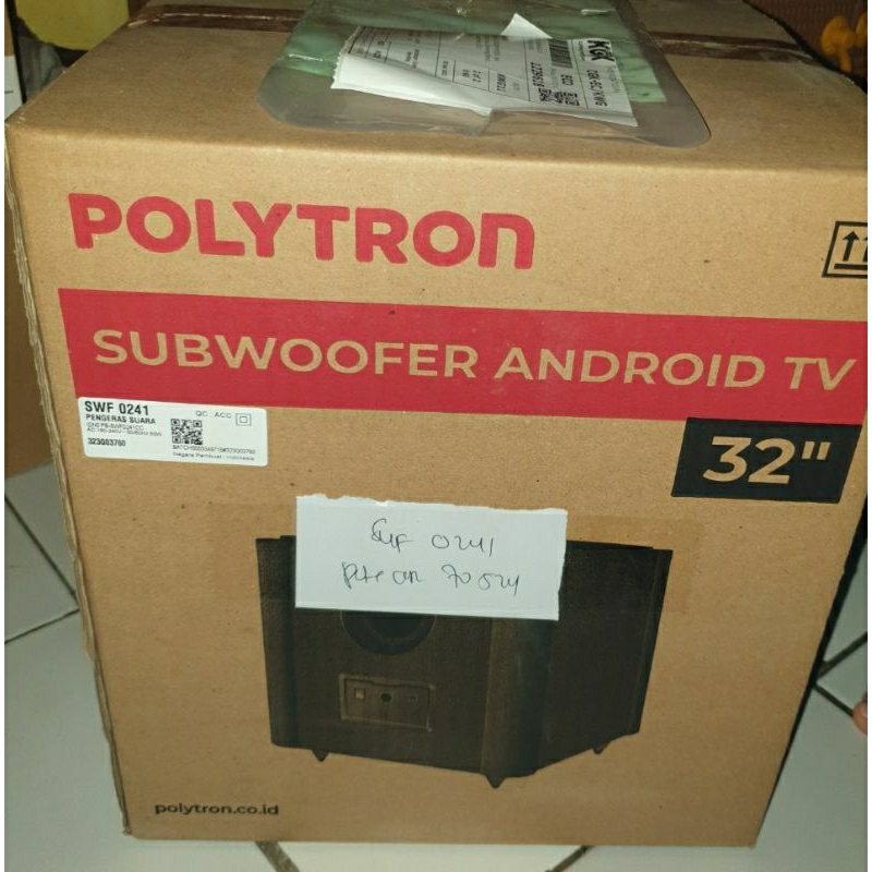 Jual polytron subwoofer Android TV 32" ( SWF 0241 ) | Shopee Indonesia