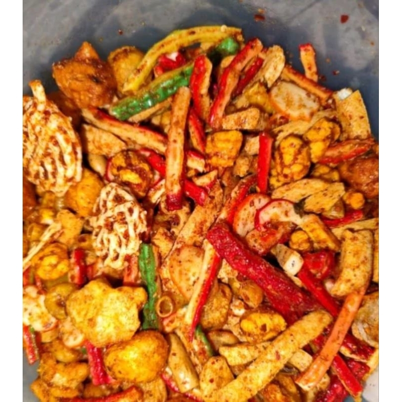 Jual KERUPUK SEBLAK CAMPUR/SEBLAK MIX /JENGKOL/BETON/CIMOL/MAKRONI/PEDO ...