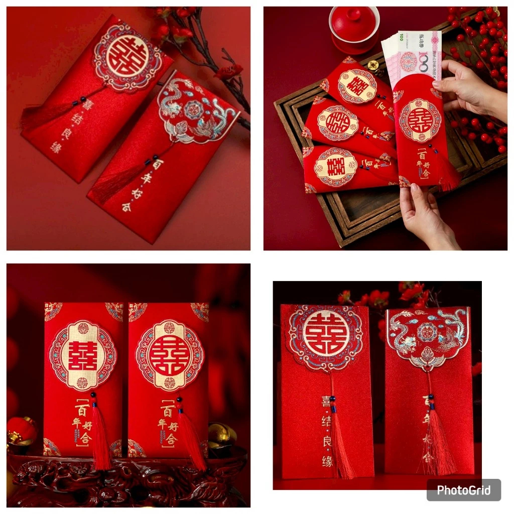Jual Kertas angpao wedding/sangjit Tebal Premium angpao isi 2 Lembar ...