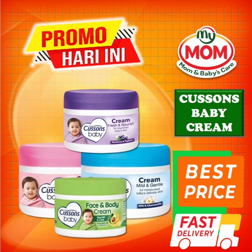 Jual CUSSONS Baby Cream Series Isi 50gr & 100gr - Cusson Cream Pelembab Bayi - Krim Bayi - MYMOM ...