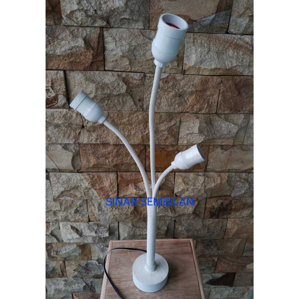Jual stand lampu meja dekorasi 3 cabang | Shopee Indonesia
