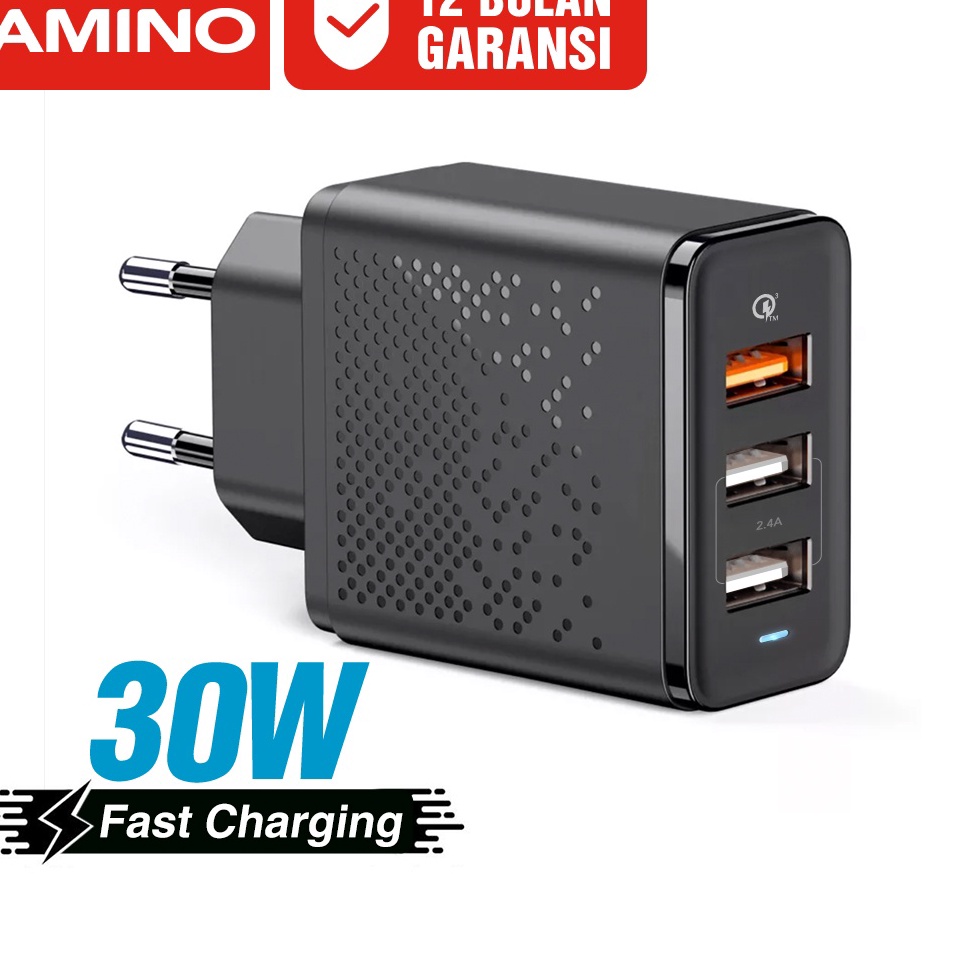 Jual Harga Minggu Ini AMINO 3W 2W 18W Fast Charging QC 3 PD VOOC USB ...
