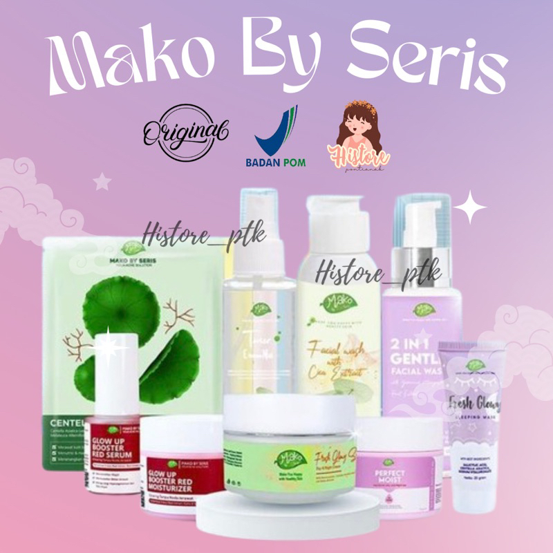 Jual Mako by Series Fresh Glowy Skin Day and Night Cream / Glow Up ...