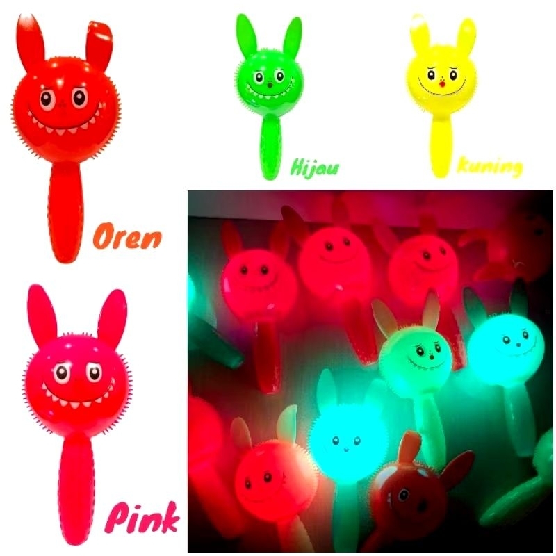 Jual Mainan Anak Cit Cit Stik Labubu / Mainan Anak Rubber Stik Toys ...