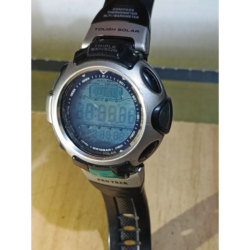 Jual JA0626 Jam tangan CASIO ProTrek Seri PRT-50 Triple sensor | Shopee Indonesia