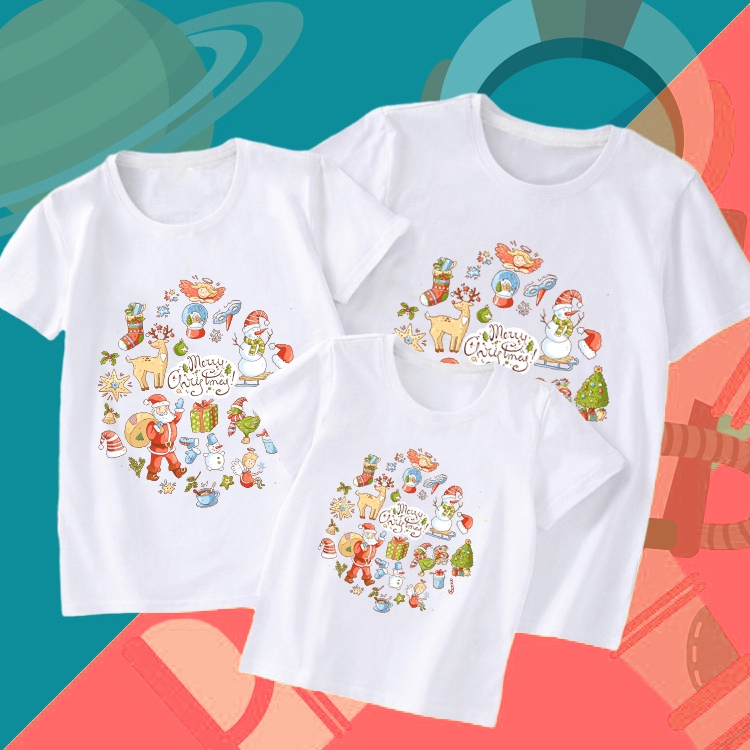 Jual Baju Kaos Couple Family Keluarga DOODLE NATAL Natalan Xmas ...