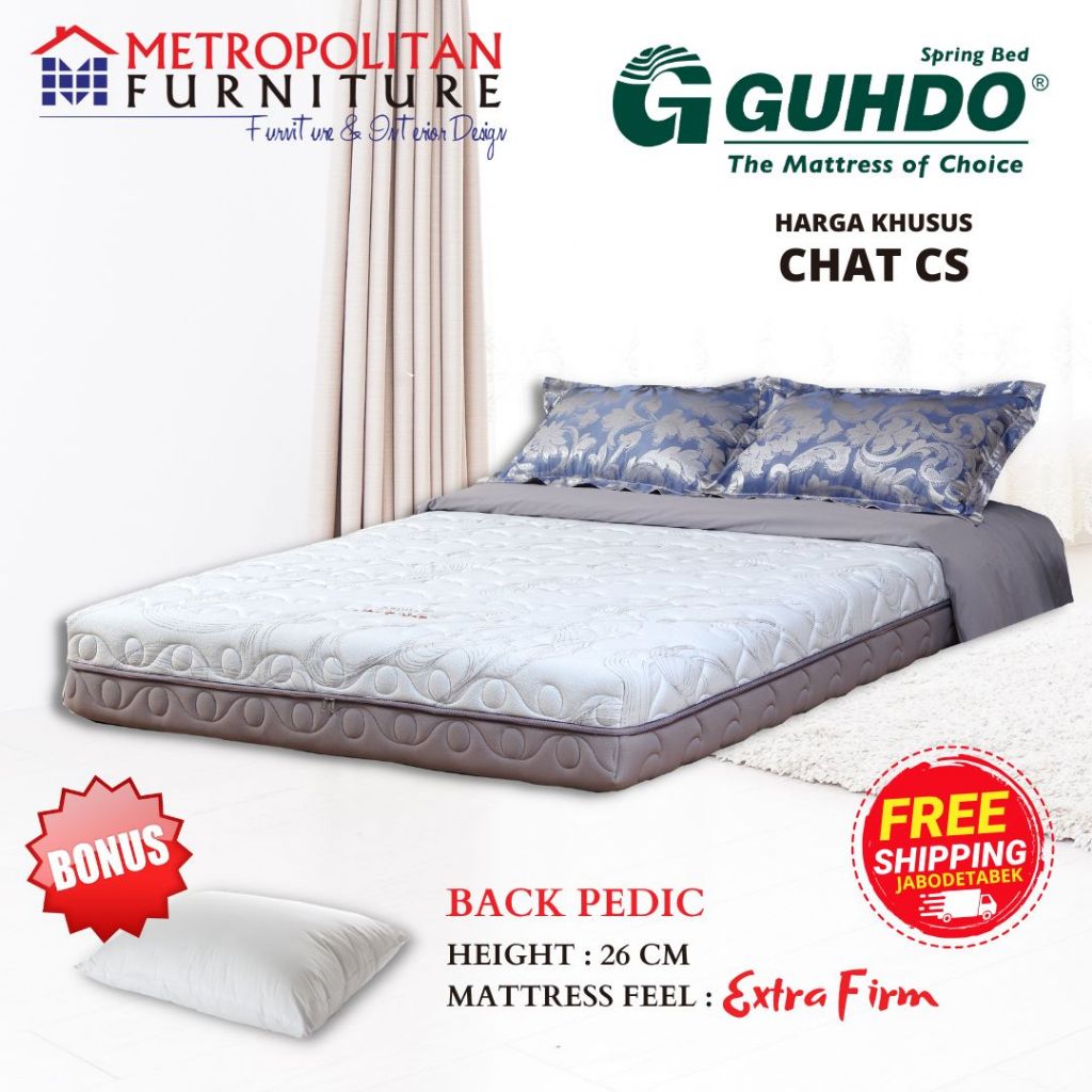 Jual Kasur Springbed Guhdo Back Pedic Spring bed matras | Shopee Indonesia