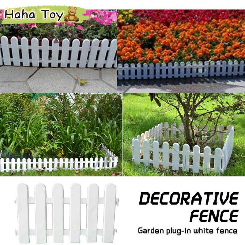 Jual Pagar kebun / Pagar Plastik PVC /Pagar plastik / Putih Pagar Jalan ...