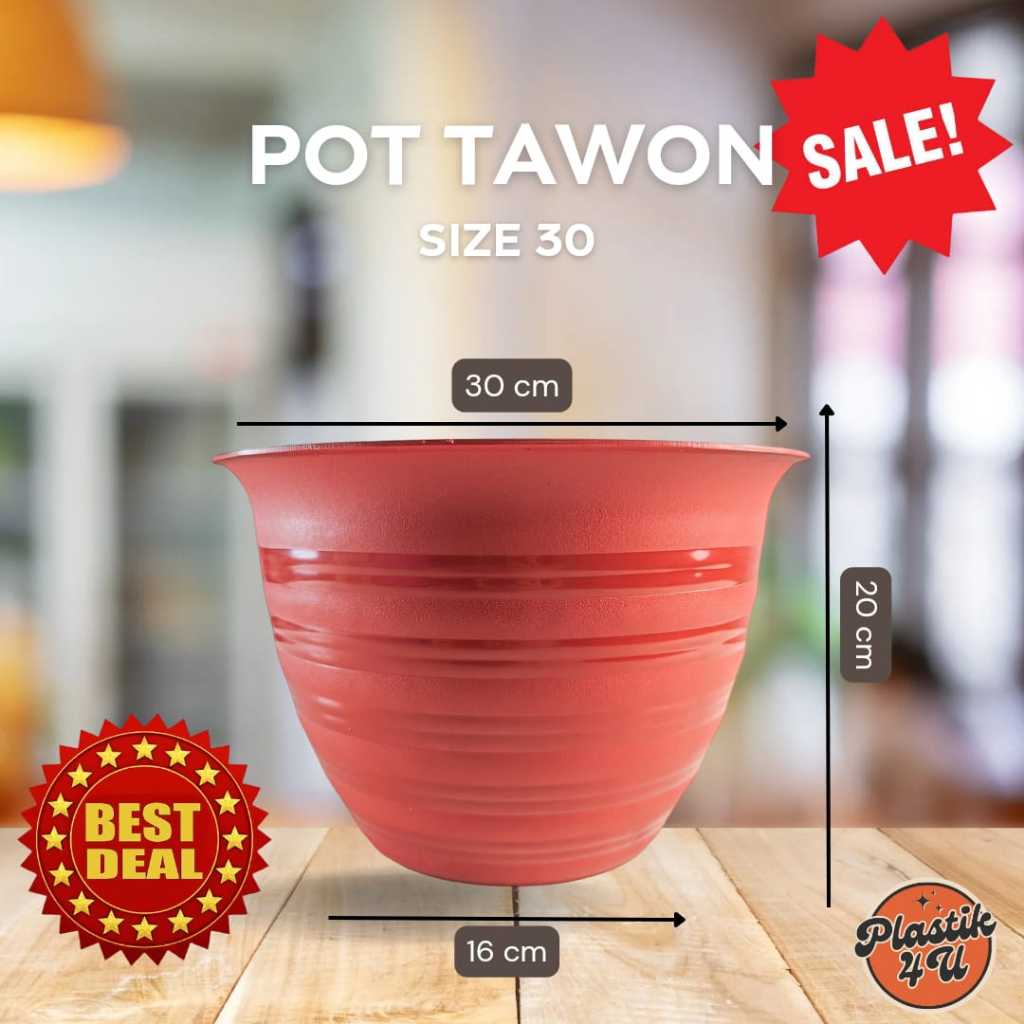 Jual Pot Bunga 30 Tawon | Pot Tanaman Plastik Kuat Awet Model Tawon ...