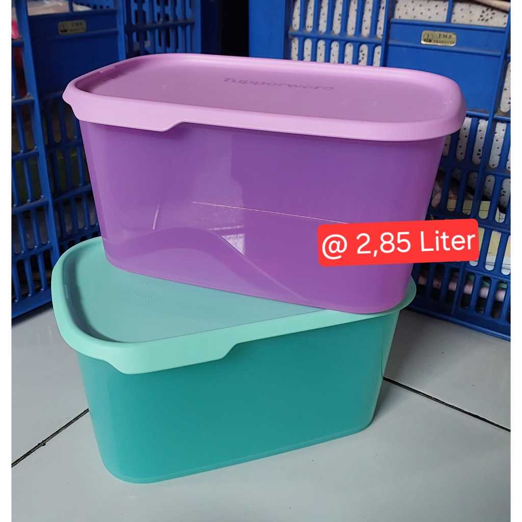 Jual TUPPERWARE Kotak serbaguna One Touch Fresh Rectangular 2,85 Liter ...