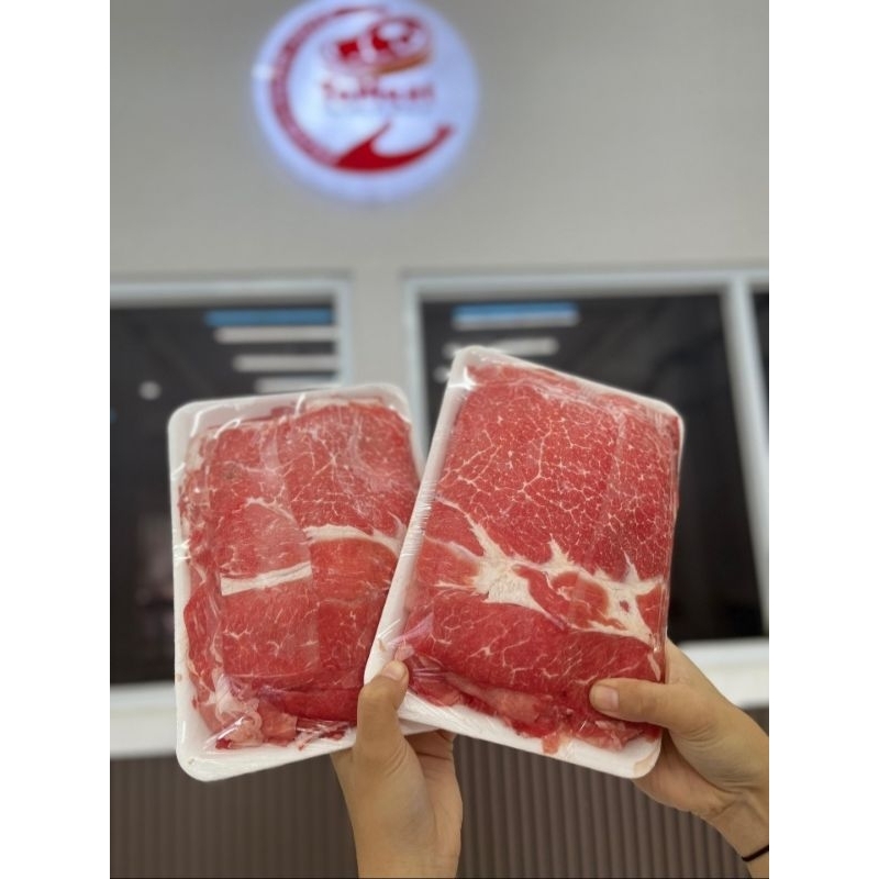 Jual beef slice low fat bagian ribeye/blade asli sapi - 500gram ...
