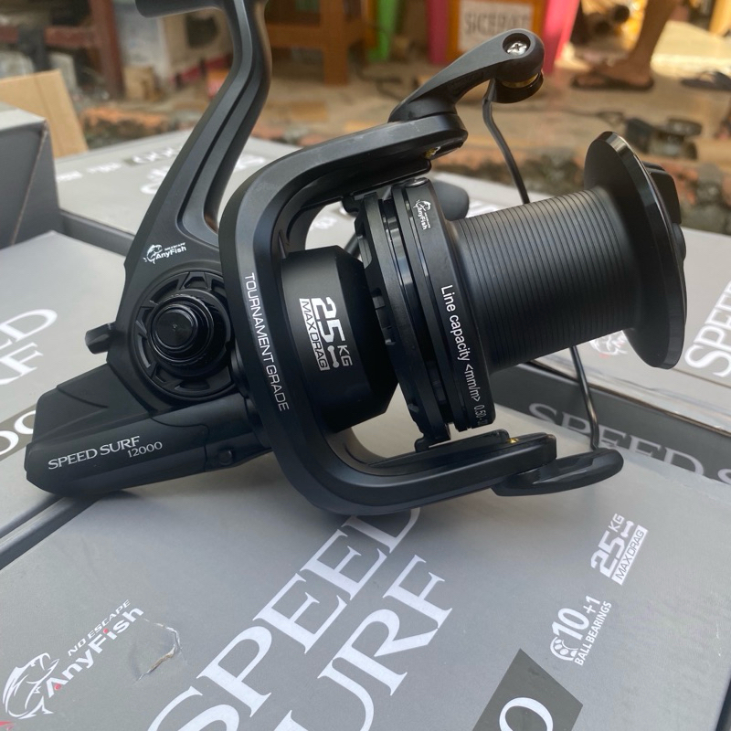 Jual Reel Surf Anyfish Speed Surf Long Spool 8000 10000 12000 | Shopee ...