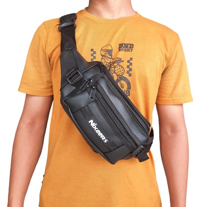 Jual WaistBag Waterproof Selempang Pria Tas Pinggang WBA 1 Tas Samping ...