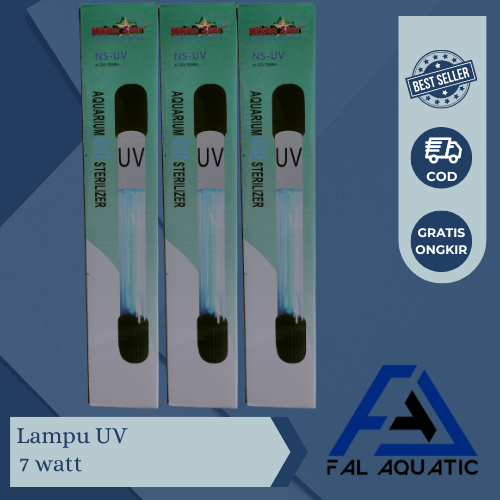 Jual Lampu Uv 7 Watt Nikita Star / Uv Sterilisasi Aquarium / Lampu Ultraviolet | Shopee Indonesia