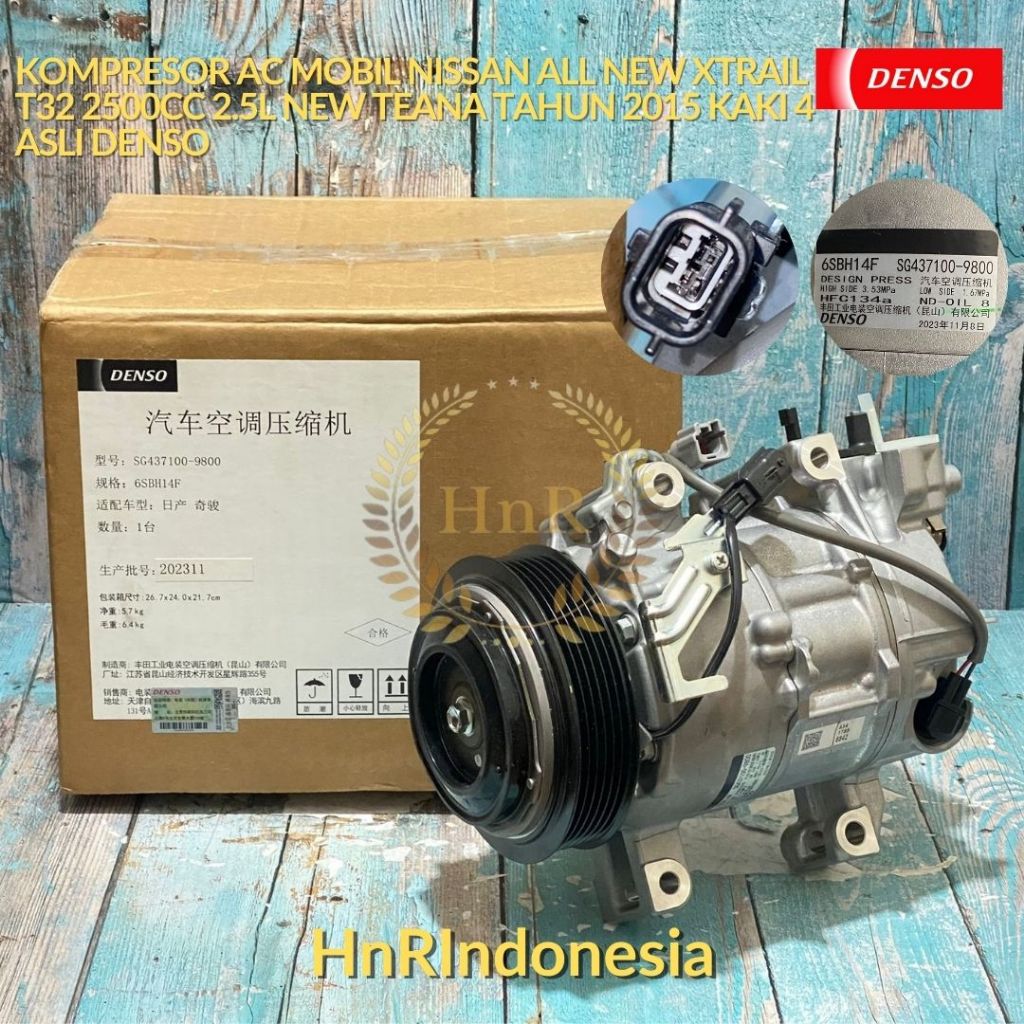 Jual Kompresor AC Mobil Nissan All New Xtrail X Trail T32 2500cc 2.5L NEW TEANA TAHUN 2015 KAKI ...