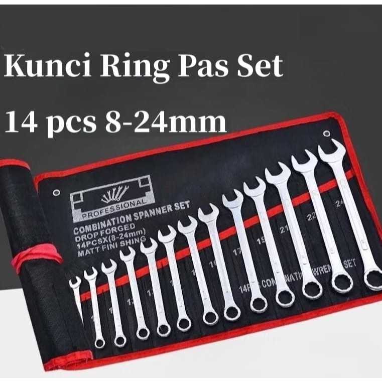 Jual Kenmaster , 11 14 PCS , Kunci Ring Pas Set , FUKUNG Combination ...