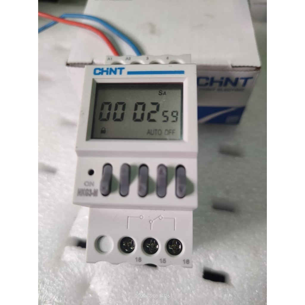 Jual Chint Timer NKG3-M 16-On 16-Off AC220V DIN-RAIL Micro Computer ...
