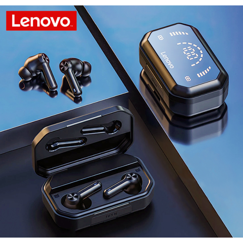 Jual Lenovo Thinkplus LP3 Pro TWS Wireless Bluetooth Earphone V5.0 LED Digital Screen 1200mAh ...